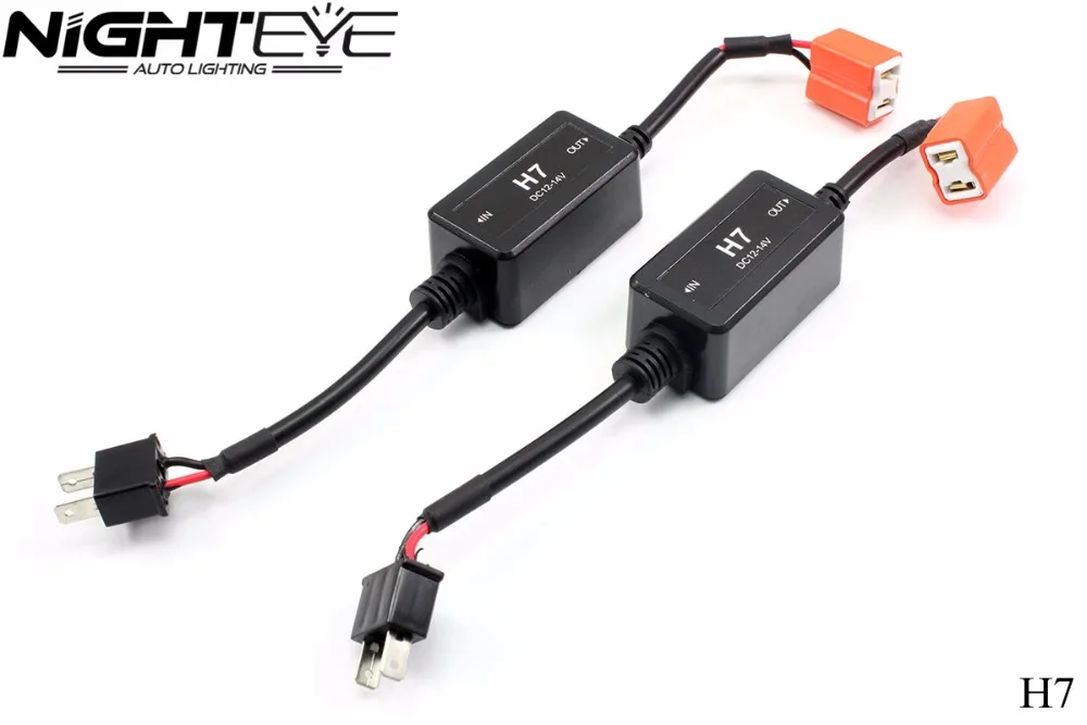 Nighteye LED Bulb Decoder Resistor Canbus Wire Harness Adapter 50w 6 ...