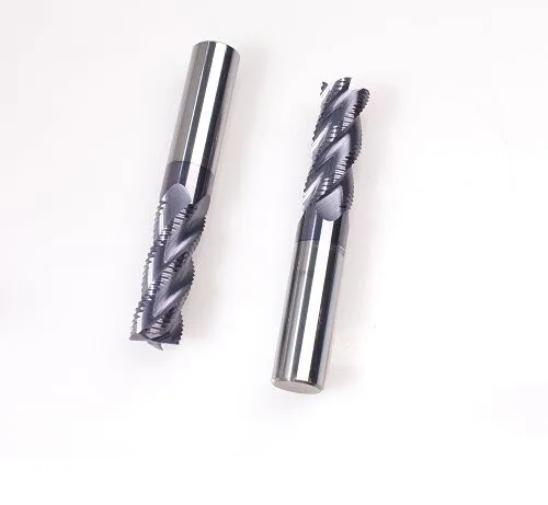 8*20*75*HRC45 Solid Carbide 4 Flutes Roughing End Mills|carbide end ...