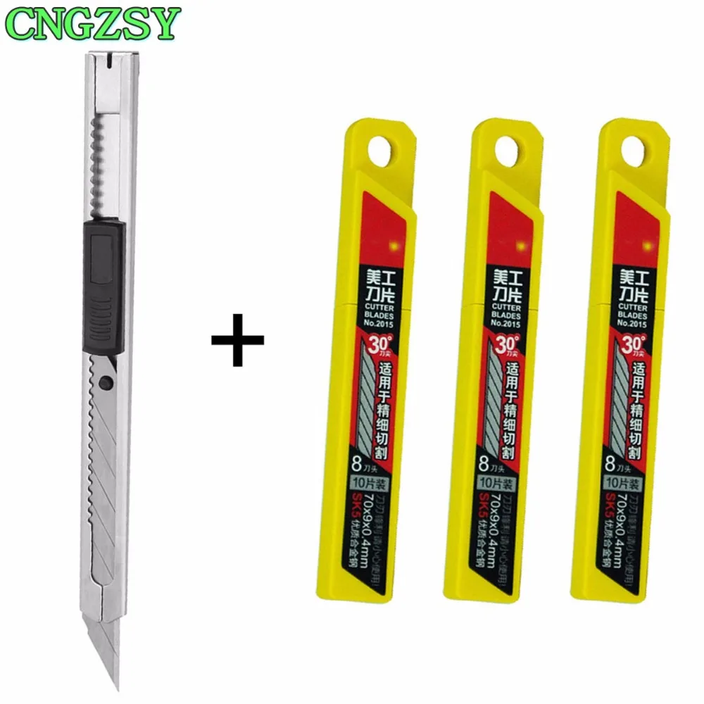 CNGZSY cuchillo deslizante para gráficos con cuchillas retráctiles de ...