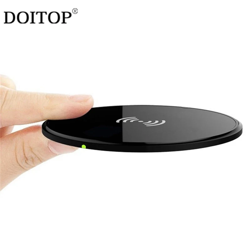 DOITOP 5W Ultra Thin Mini QI Standard Wireless Charger For Iphone X 8 8 ...