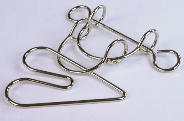 Heart Shaped Breaker IQ Metal Wire Puzzle Classic Brain Teaser Puzzles ...