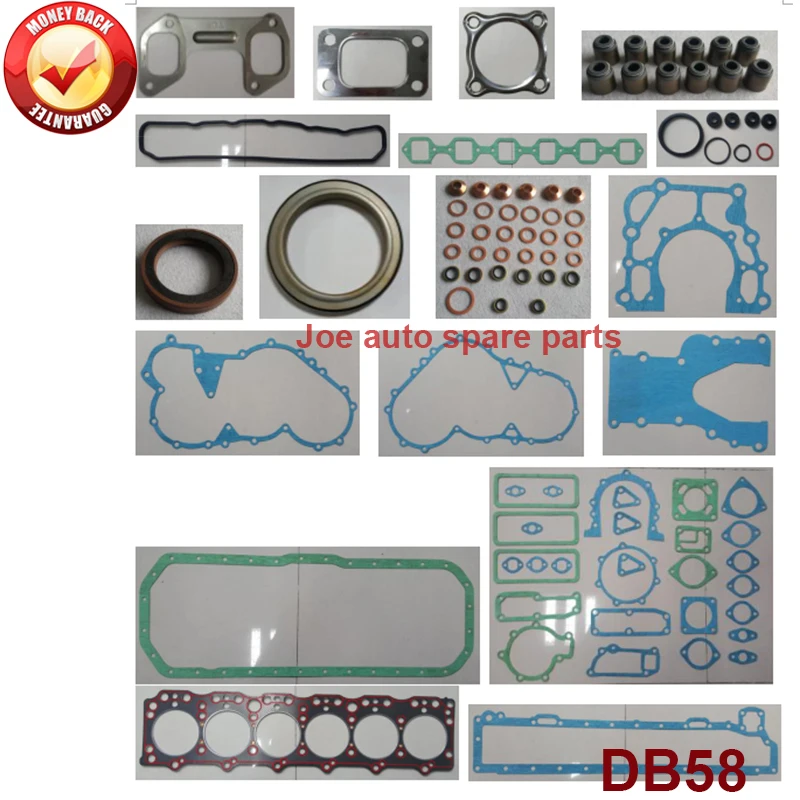 DB58T DB58 complete repair Overhaul engine full gasket set kit for ...