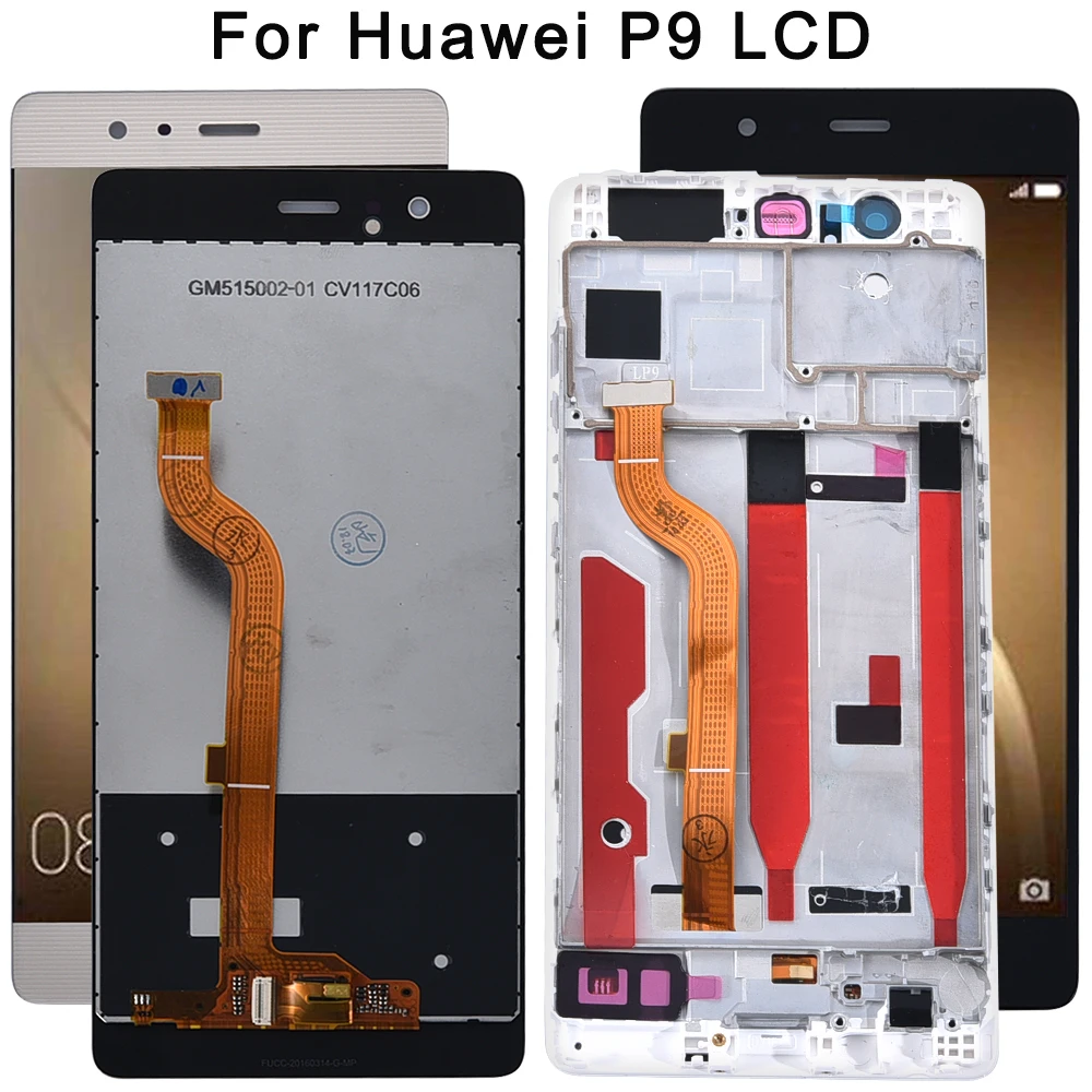 For Huawei 5 2 Ips Lcd For Huawei P9 Display Touch Screen Digitizer