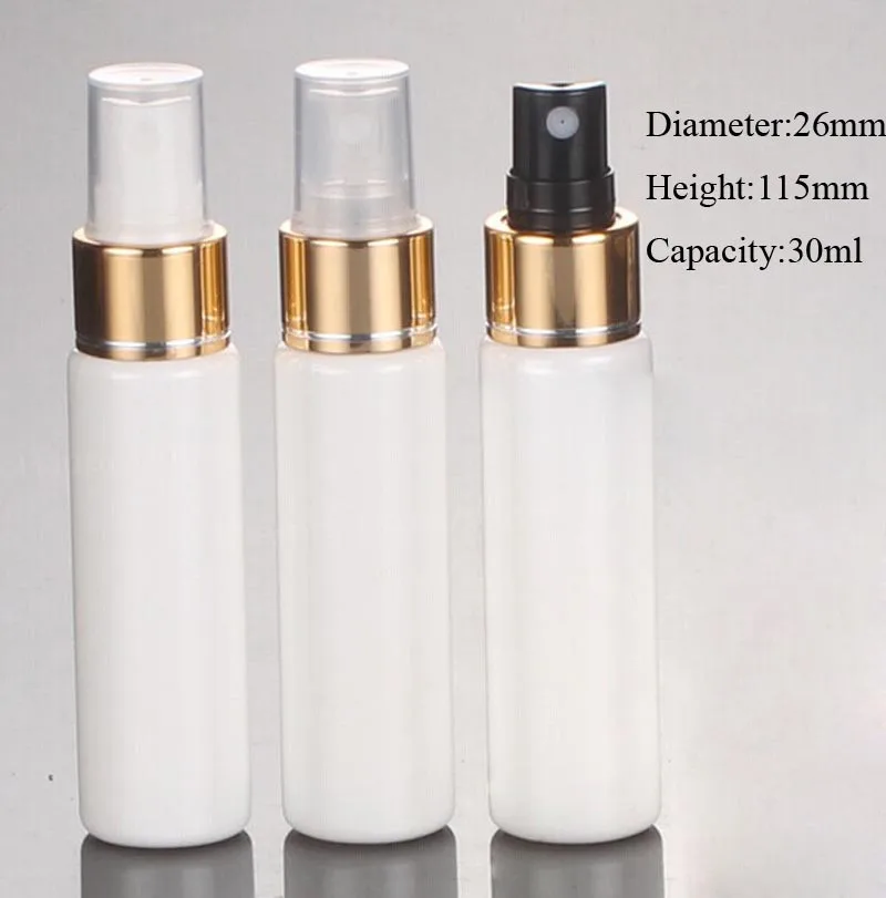 60 x30ml White Travel Plastic Perfume Bottle 30cc Mist Sprayer Plastic ...