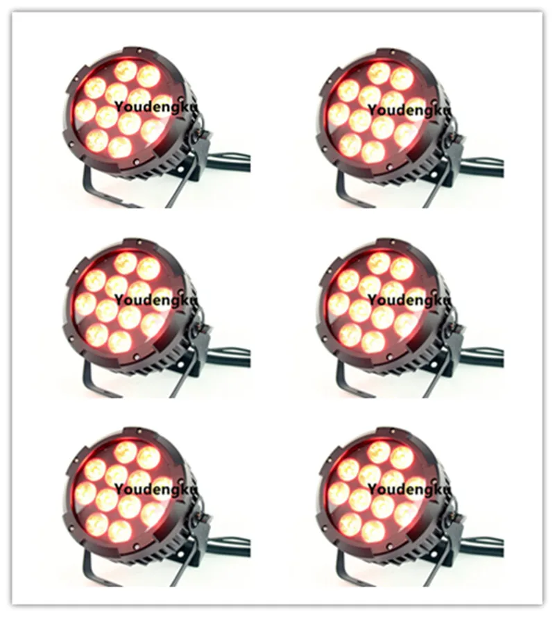 6pcs lot rgbwa led par 12pcs 15w 5in1 outdoor led par 64 waterproof ...