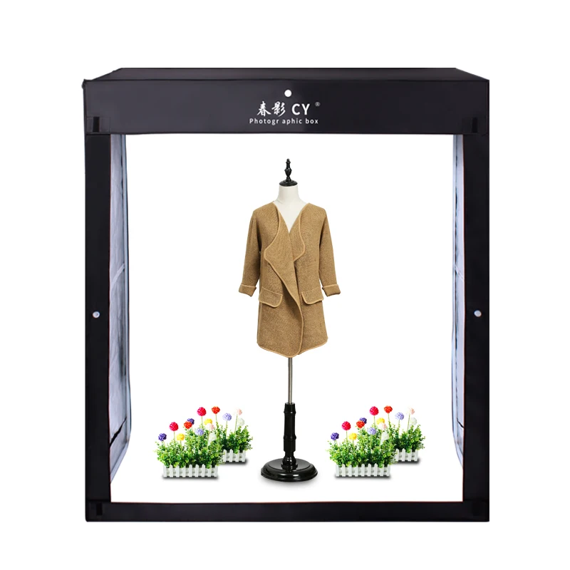 CY LED Professional Portable Softbox Box 140x120x50cm LED Photo Studio ...