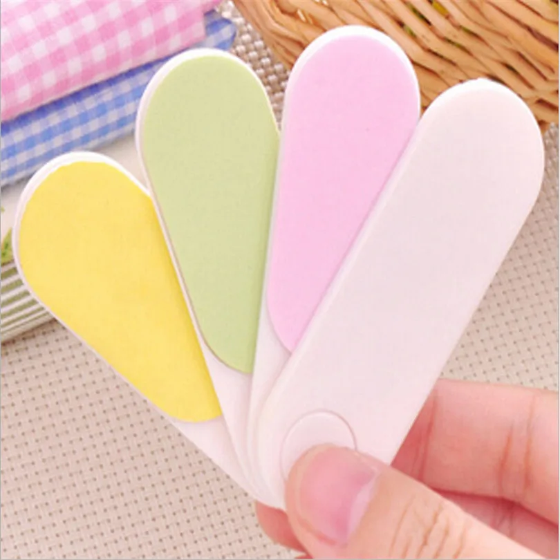 1pcs Four color mini rotary nail file PVC supplies nail polishing file ...