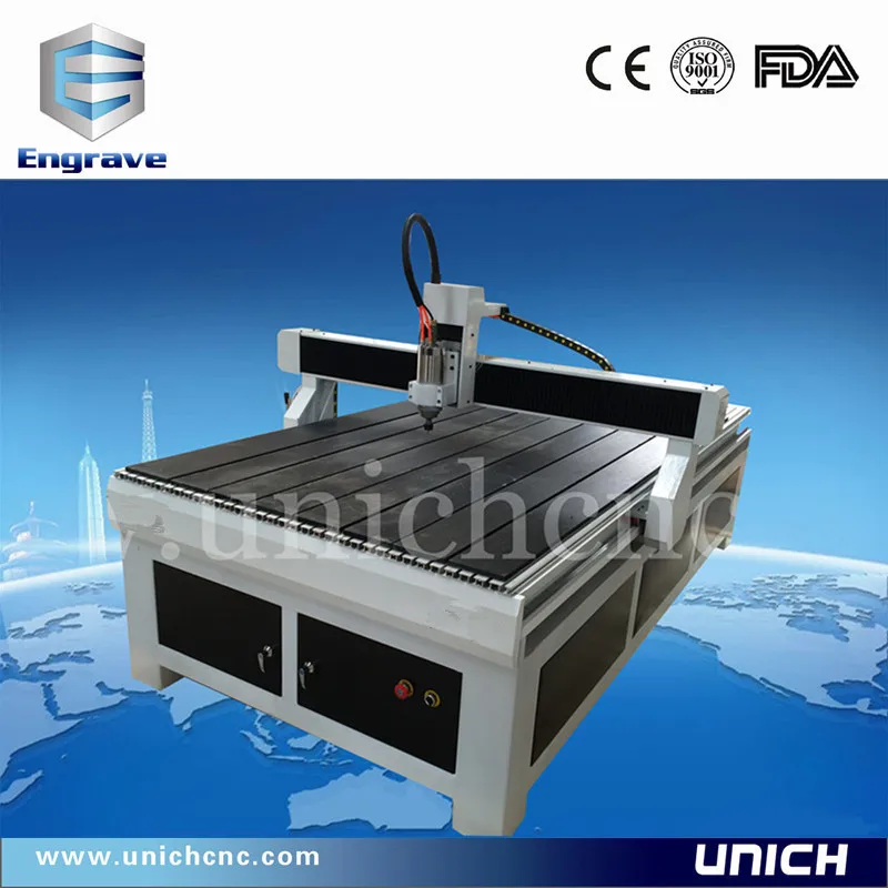 Efficient 1200*2400*120mm cnc router cutting and engraving wood&MDF ...