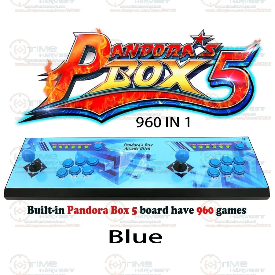 2 plysers Pandora box 5 Arcade joysticks buttons console 960 in 1 ...
