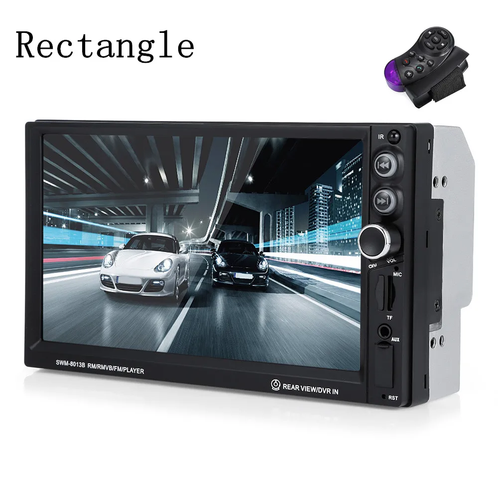 Rectangle Universal 8013 Car MP5 Player Wheel Control Radio 7 inch ...