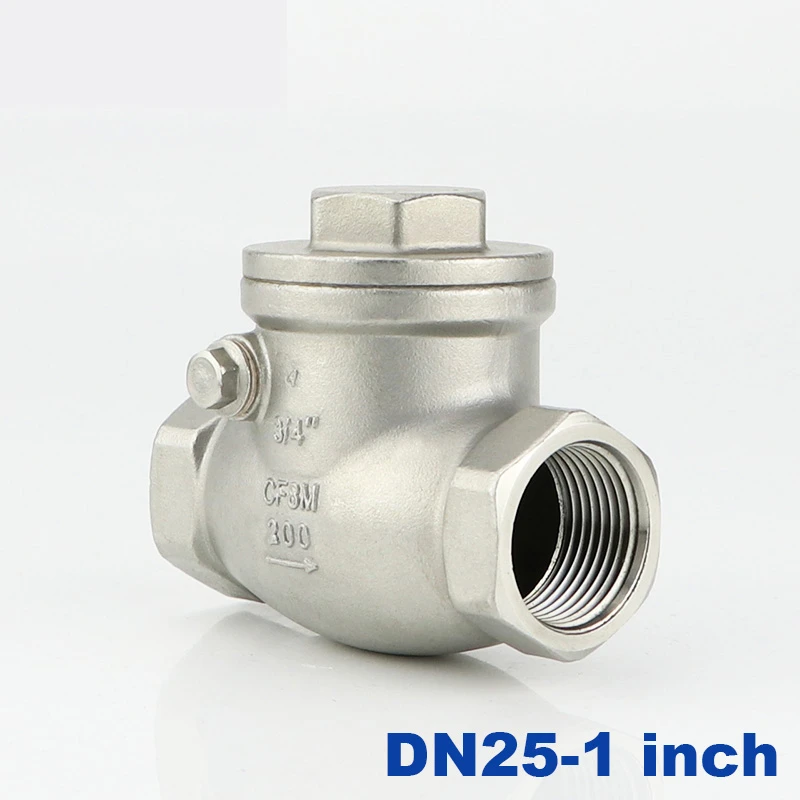 High Quality Stainless Steel 304 Switch Check Valve 1" Inch Thread Dn25 ...