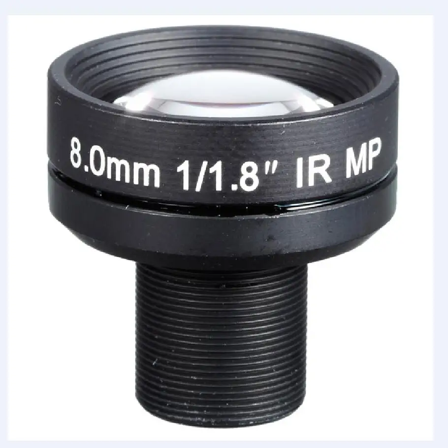 5MP 1/1.8" M12 F1.8 8mm cctv camera lens for video cctv surveillance ...