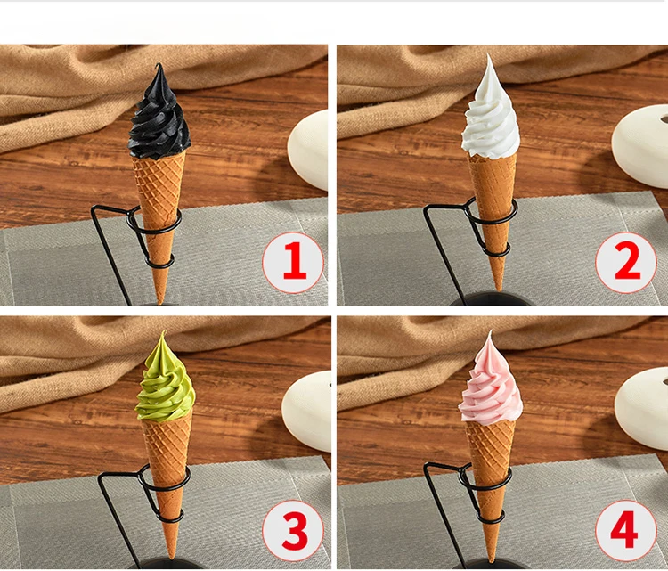 Artificial food Simulation Ice cream model simulation cones crispy tube ...