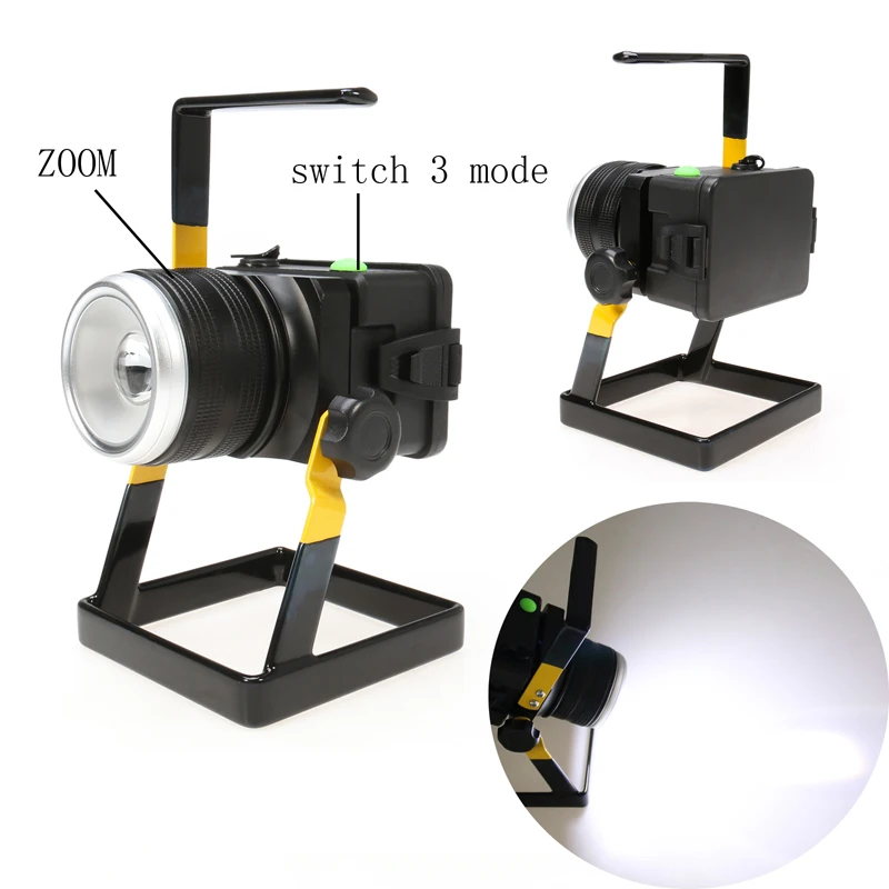 IP65 Floodlight Portable Rechargeable Work Emergency flood light for ...