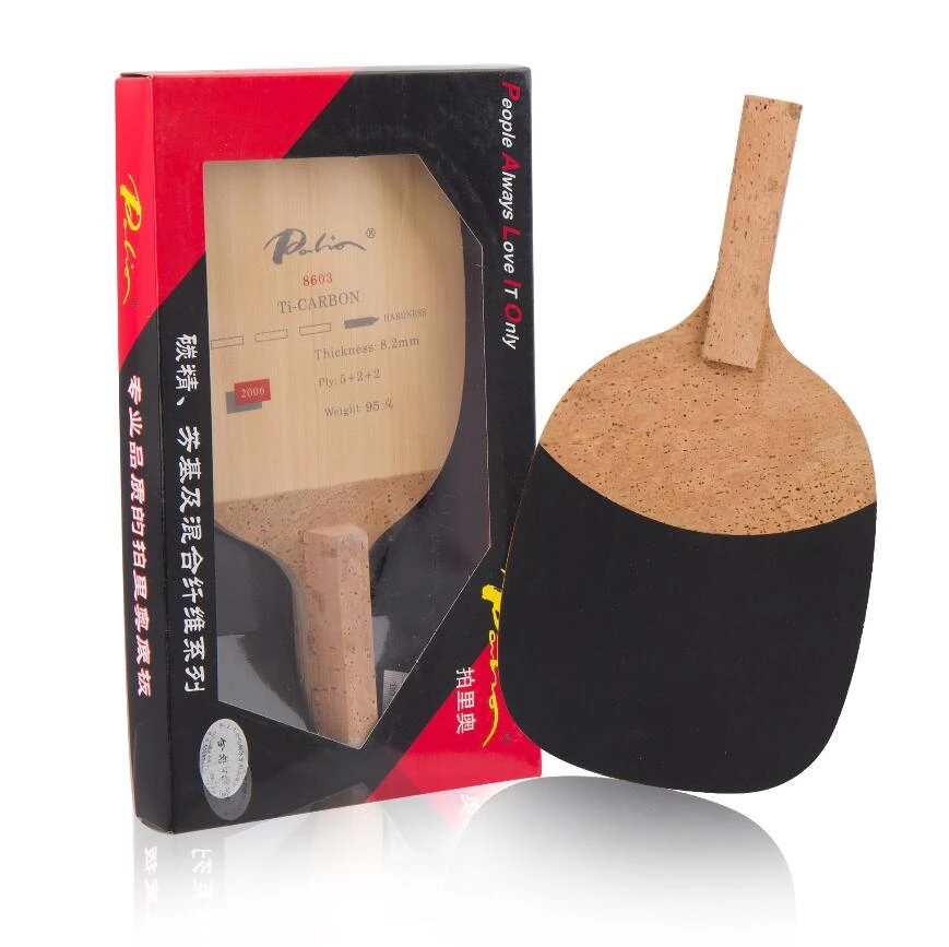 Palio 8603 Original Carbon + Titanium Js Japanese Penhold Racket Table ...