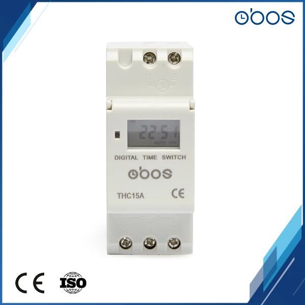 Free Shipping Front Panel Din Rail Mounting Digital Timer Switch For ...