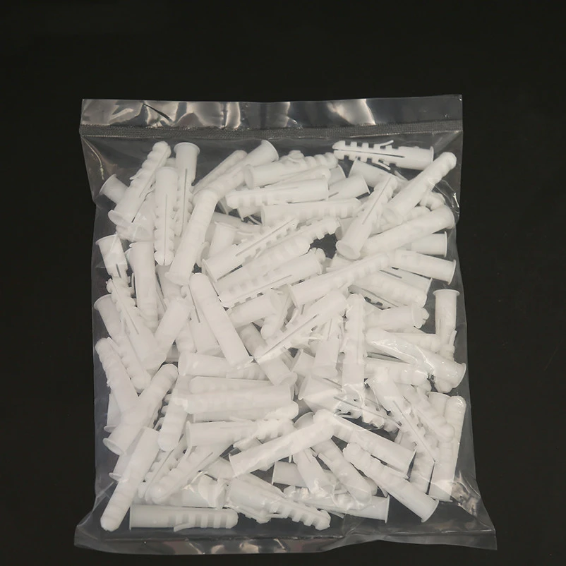 100pcs Plastic Expansion Pipe M5 M6 M7 M8 Rubber Plug Plastic Pipe ...