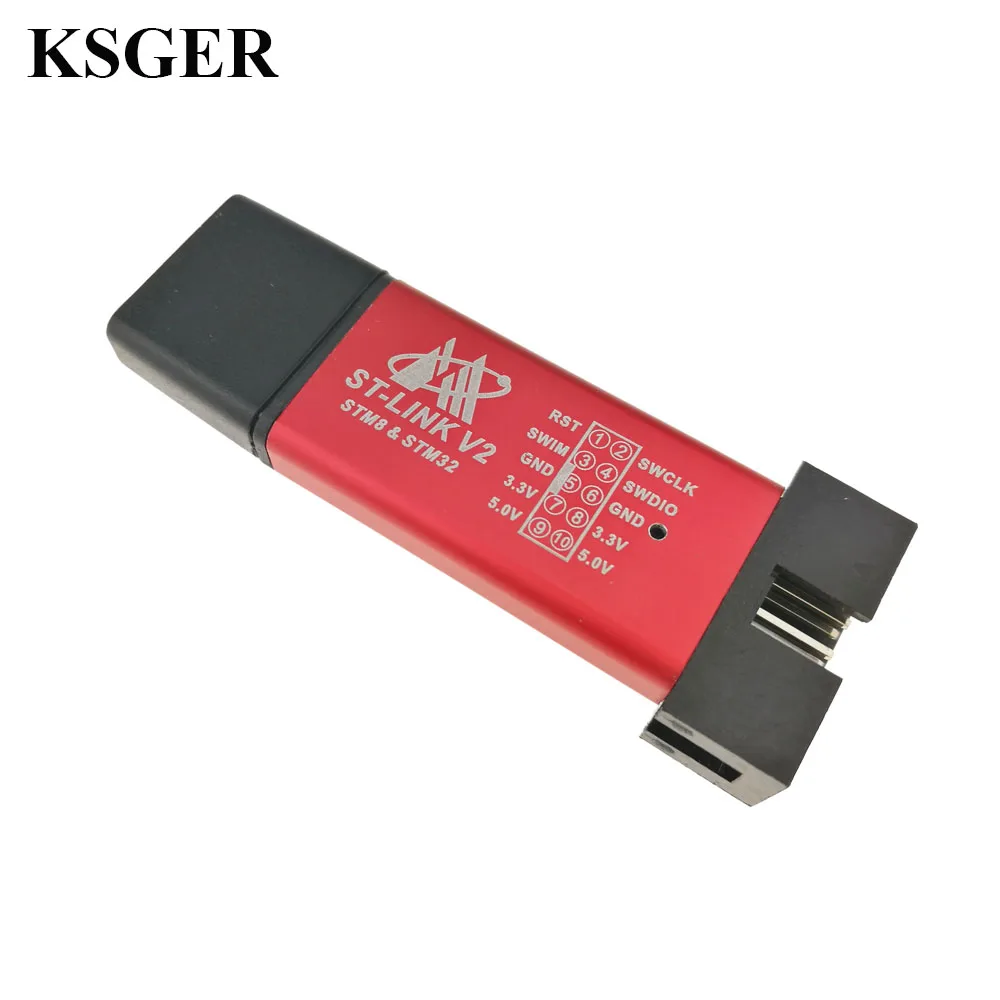 Emulator Downloader Programmer ST-Link V2 STM8 STM32 OLED DIY Kits T12 ...