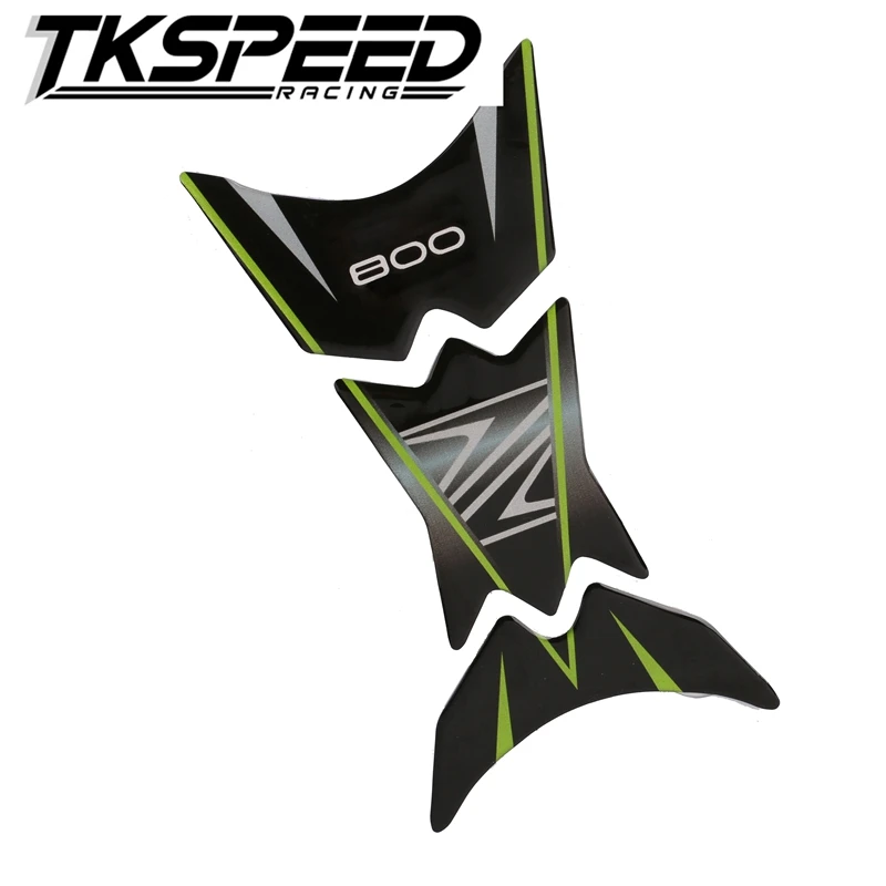 3D Carbon Fiber Tank Filler Cover Sticker 3D Reflective For KAWASAKI ...