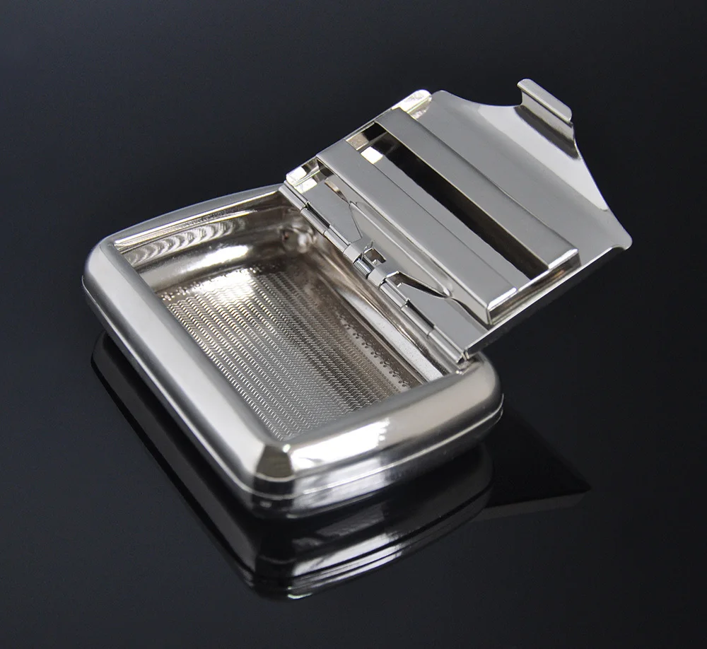 COURNOT 1PC Metal Tobacco Box Storage Pocket Size (100*65mm) Cigarettes ...