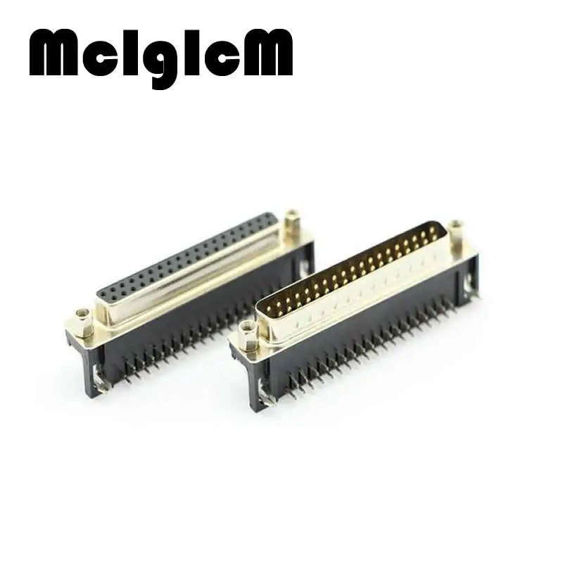 5pcs DR37 pin Male/Female Bending Pin 90DEG connector Weld plate / Flap ...