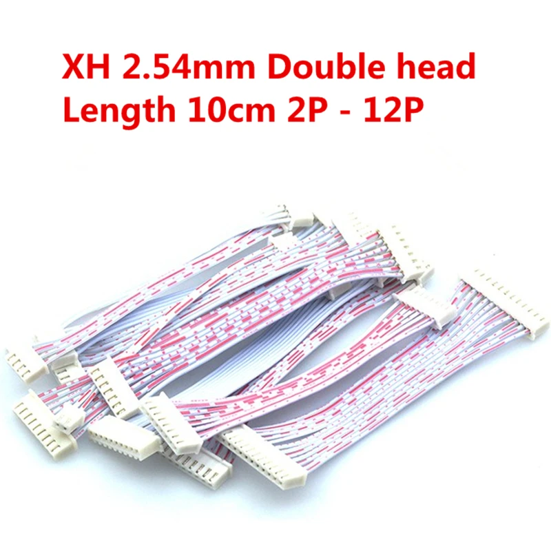 10pcs Xh2.54 Plug Terminal Electronic Connection Cable Xh 2.54mm 2p 3p ...