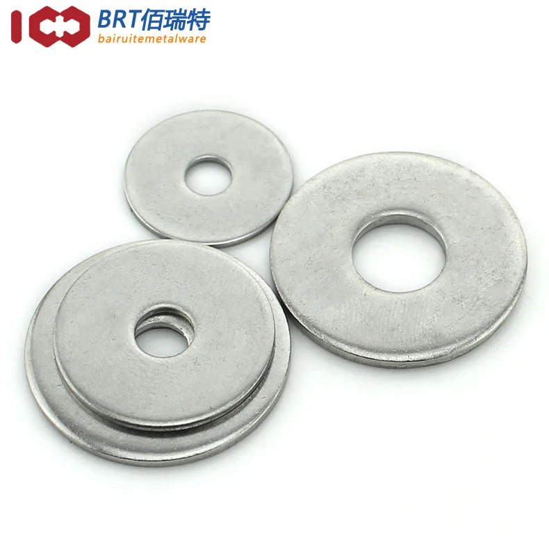 5 # _ 304 stainless steel flat washer / increase thickened edge spacer ...