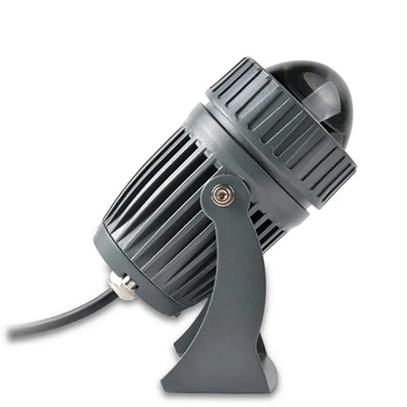 12V 110V 220V Aluminum 10W IP65 narrow beam angle led outdoor spot ...