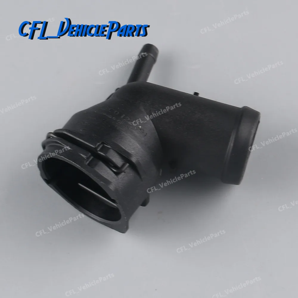 Radiator-Coolant-Pipe-Hose-Connector-Plastic-Black-3C0122291-For-Beetle ...