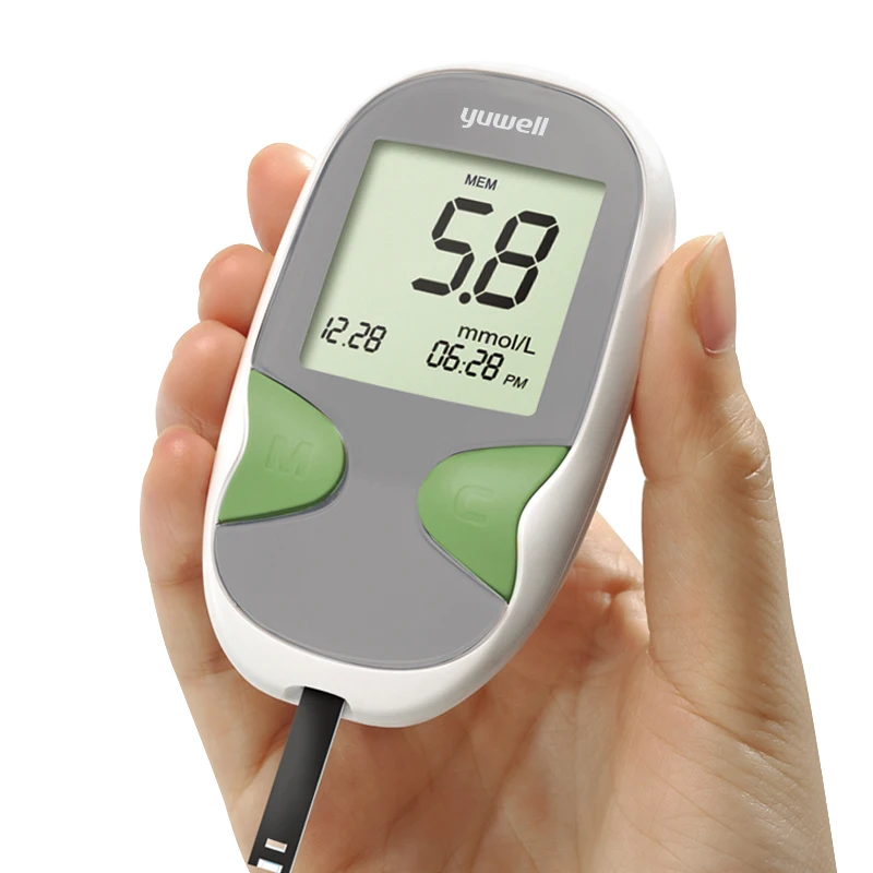 Yuwell Blood Glucose Meter Kit Medical Blood Sugar Diabetic Tester