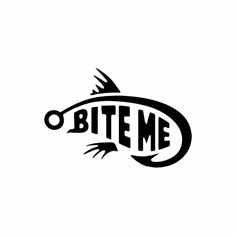 Paper, Party & Kids Bite Me Fishing Decal Materials etna.com.pe