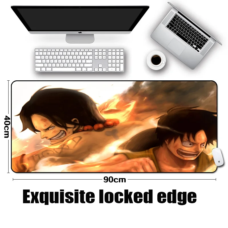 Large Portgas D Ace Mousepad | One piece Merchandise | Up to 80% Off ...