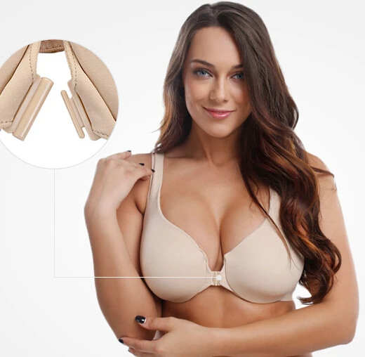 B C D E F Cup 70 115 48 Seamless Sexy Plus Size Bra Comfortable Solid Color Large Cup Underwear