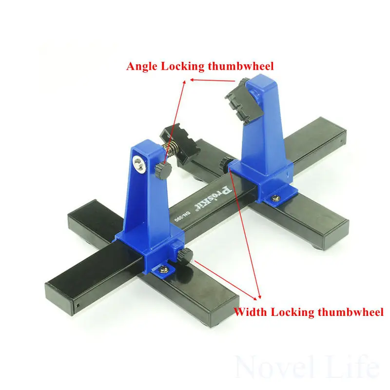 מוצר - SN-390 Adjustable Printed Circuit Board Holder Frame PCB Soldering and Assembly Stand ...
