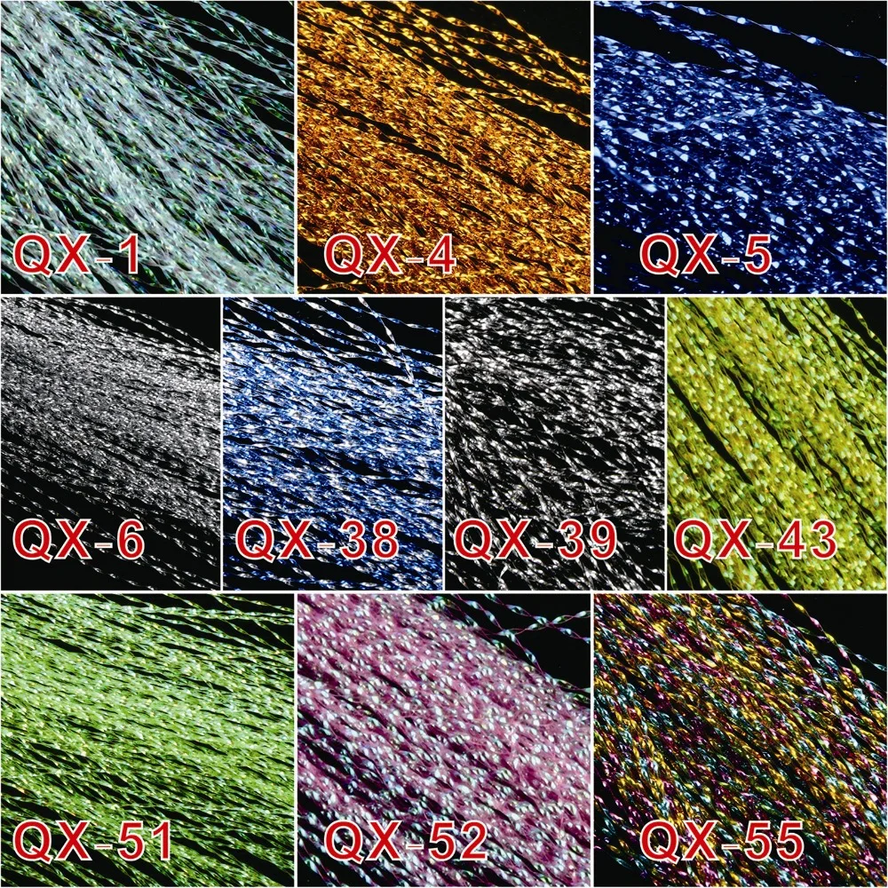 Maximumcatch 4 Packs Fly Fishing Tying Crystal Flash String Jhook ...