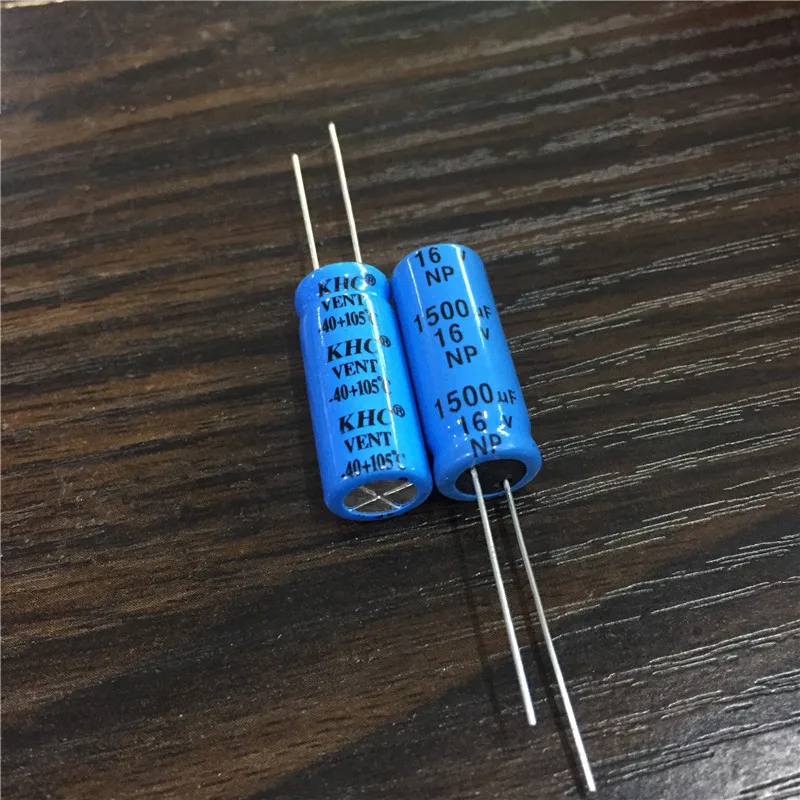 10pcs 1500uf 16v Khc Np 10x25mm 16v1500uf Bipolar Non Polarity ...
