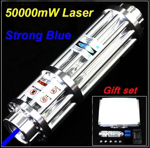 High power 500000mW Blue laser pointer strong laser light cigarrete ...