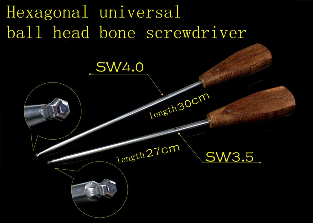Medical Orthopedic Surgical Instrument Hexagon Universal Ball Head Bone ...