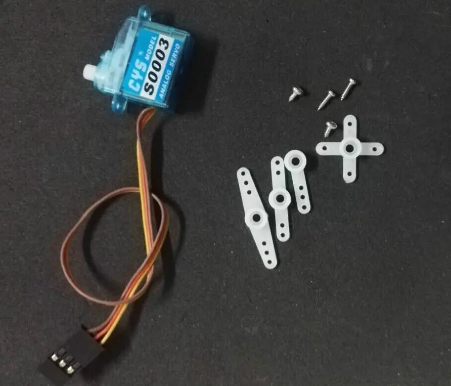Cys s0003 mini servomotor, para modelo rc, micro avião, rc, aeronave ...