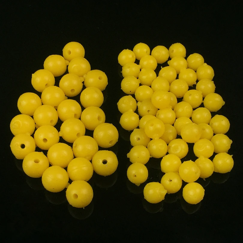 MNFT-50Pcs-Half-Floating-Water-Round-Soft-Baits-Good-Corn-Flavor-Strong ...