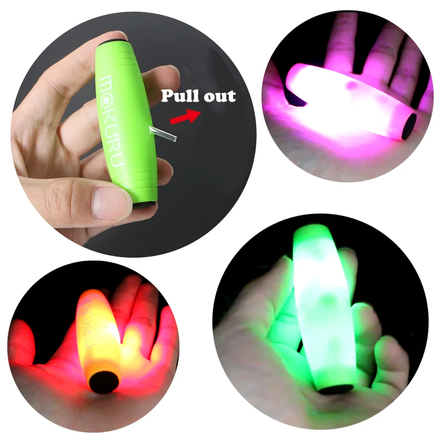 10pcs Plastic Funny Reaction MOBAR With Light Flip Hand Toy Anxiety ...