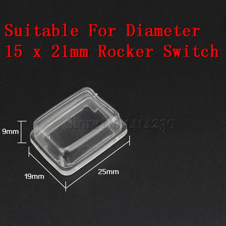 10Pcs KCD1 Transparent Waterproof Cap Waterproof Cover is Suitable For ...