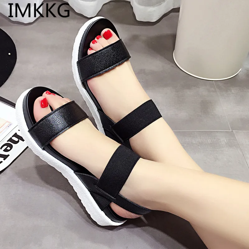 IMKKG 2017 Nueva Moda Verano Mujer Sandalias Zapatos Peep Toe Zapatos ...