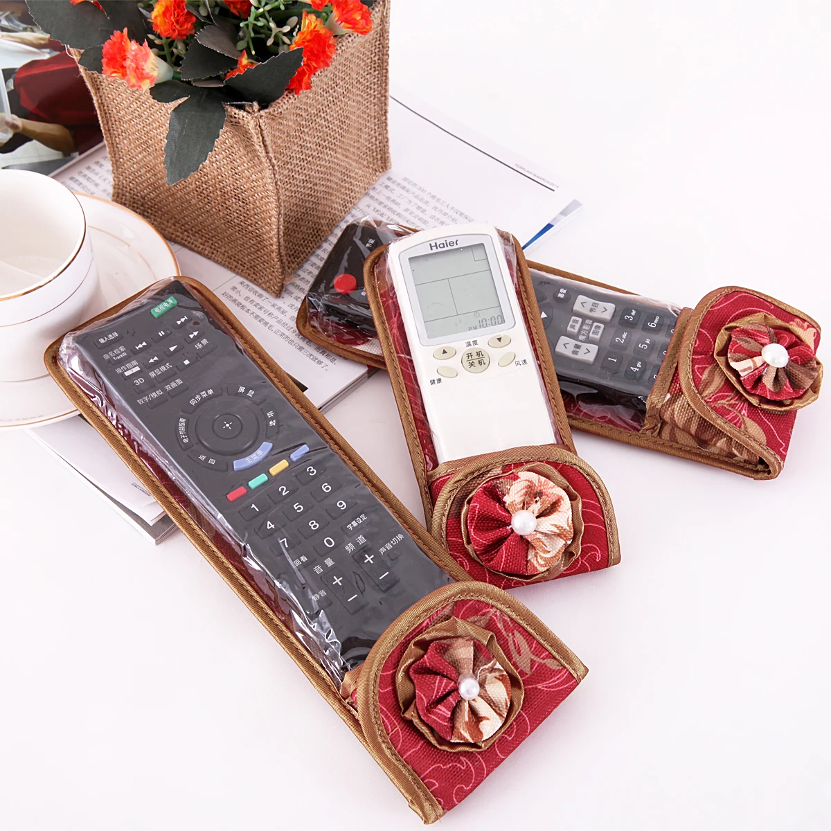 Remote control TV set top box remote air conditioning protective sleeve ...