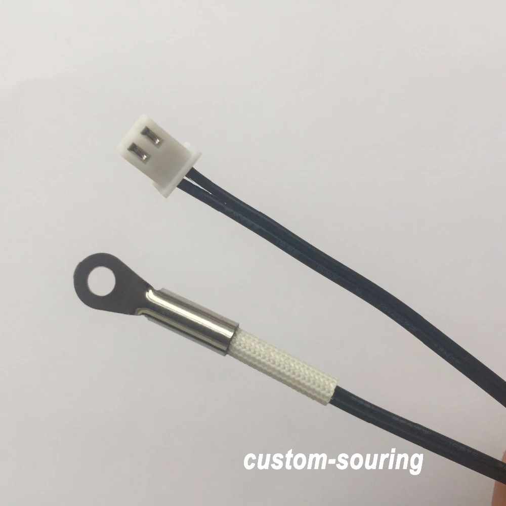 10K 1% NTC B3950 Waterproof Probe Thermistor Accuracy Temperature Sensor Precision Temperature ...