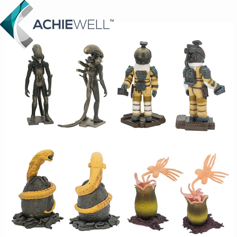Movie Alien Action Figures Snow Seabed Mode Model Movie Fan Collection ...