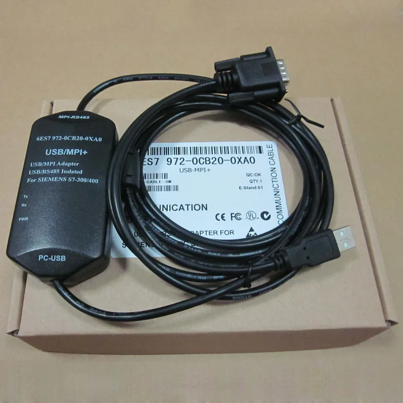 1pc original Programming cable 6ES7972 0CB20 0XA0 for s7 200/300 plc ...