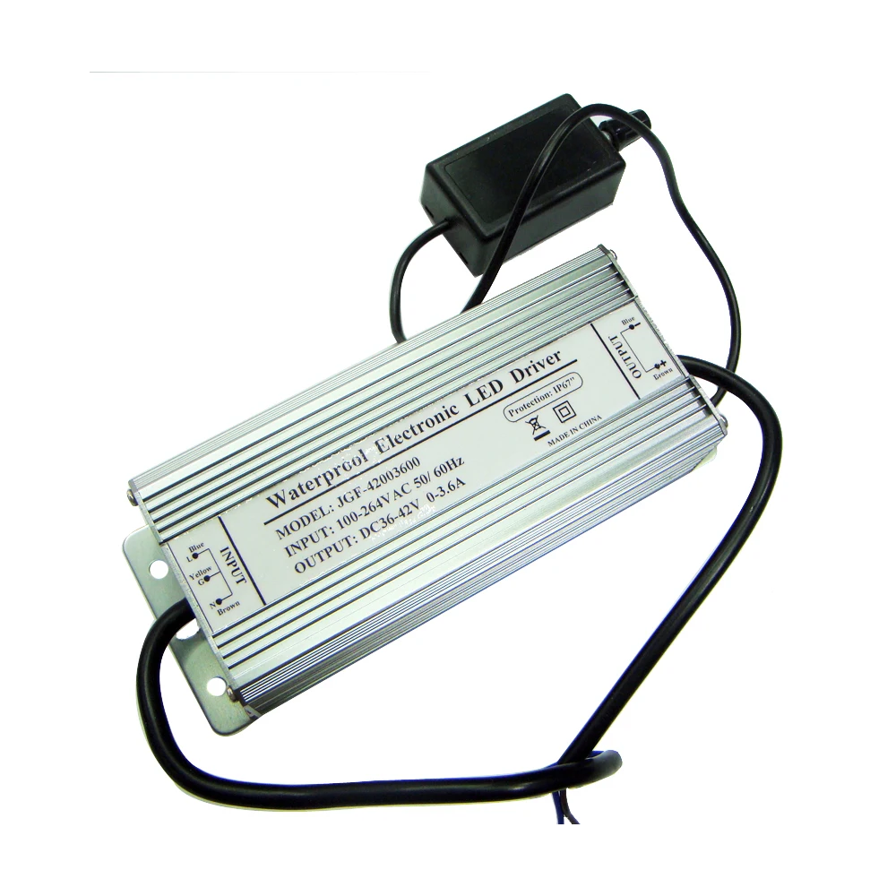 Waterproof 150W Dimmable Electronic LED Driver DC30 42V 3.5A Power ...