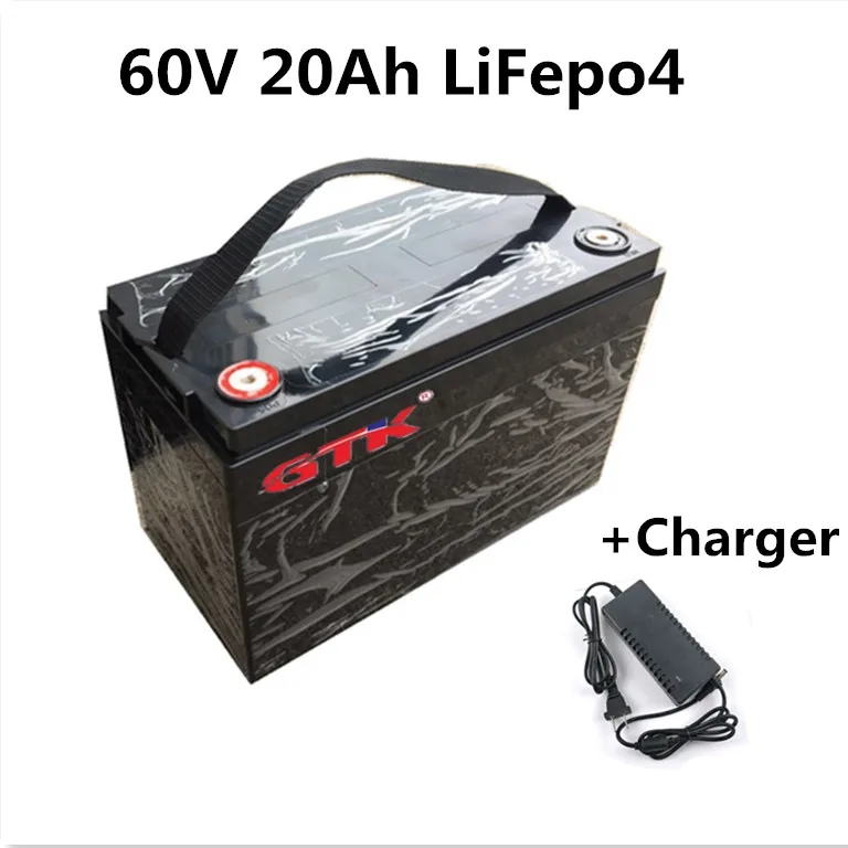 60v 20ah Lifepo4 Battery Pack For Electric Scooter Motorcycle 2000w ...