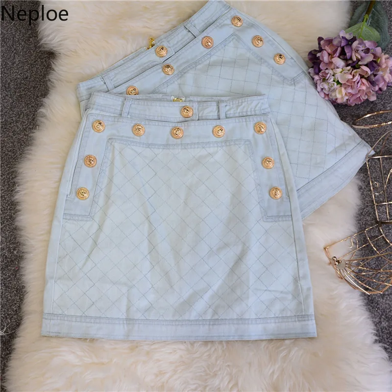 Neploe Plaid England Style Modis Skirt Fashion Vintage A Line Jupe 2019 ...